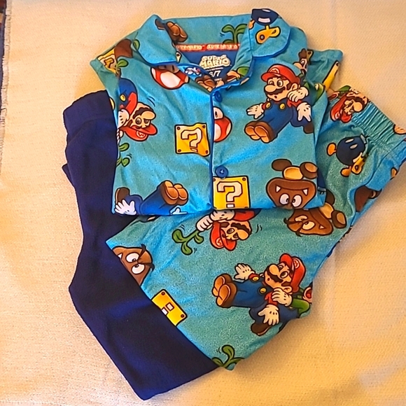 Nintendo | Pajamas | Super Mario Bros Pajama Bundle Boys 67 | Poshmark